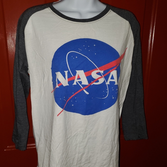 Chemistry | Tops | 35 Nasa Baseball Tshirt Jersey Sz S | Poshmark